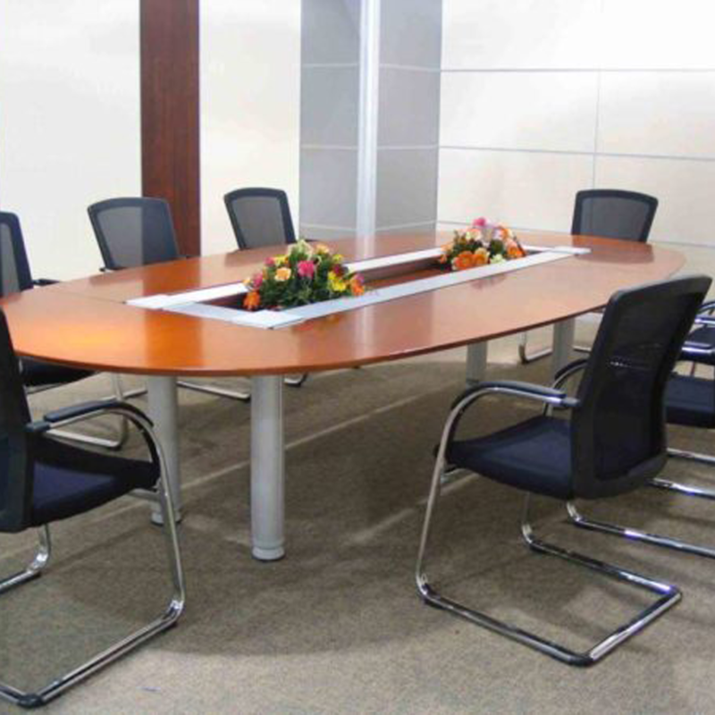 Audio Visual Integrated Wooden Conference Room Table CT-109